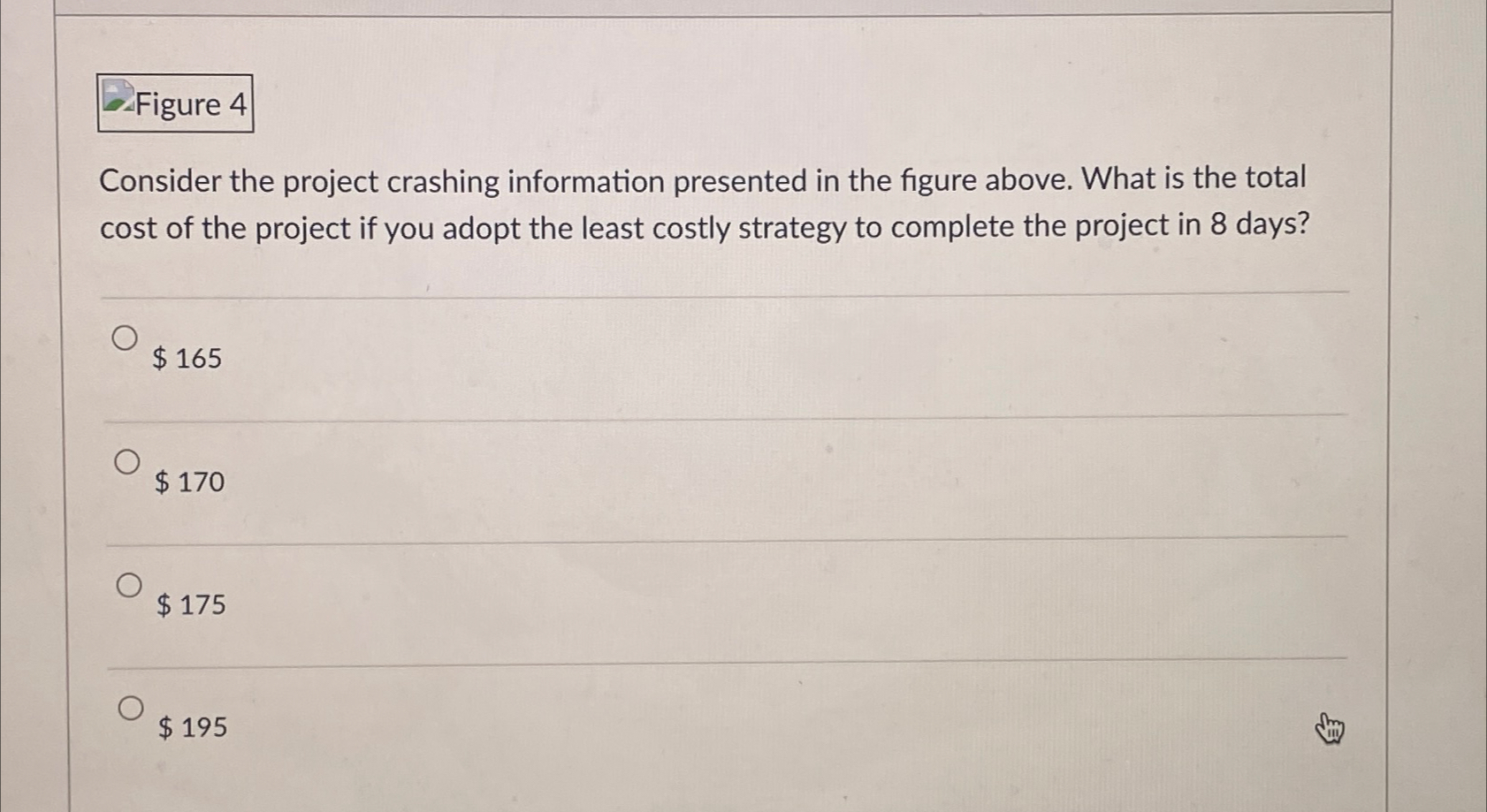 Solved -2igure 4Consider the project crashing information | Chegg.com