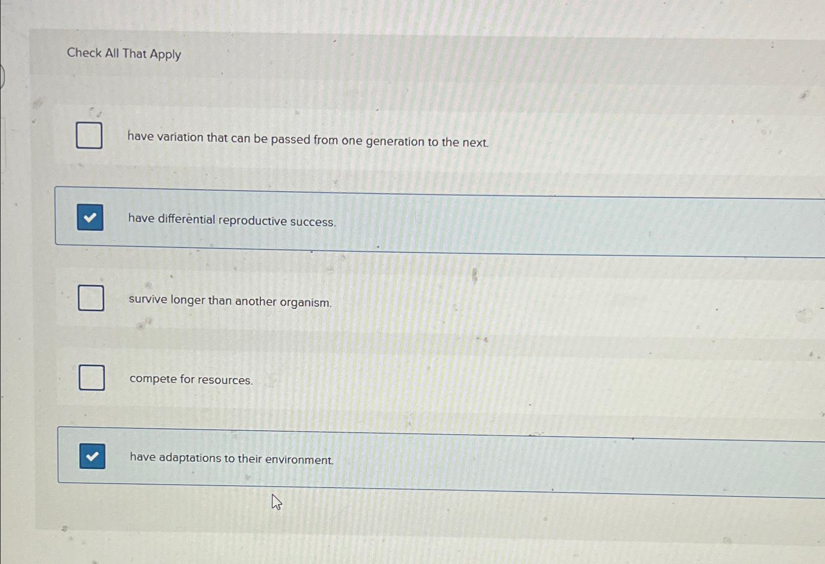 Solved Check All That Applyhave variation that can be passed | Chegg.com