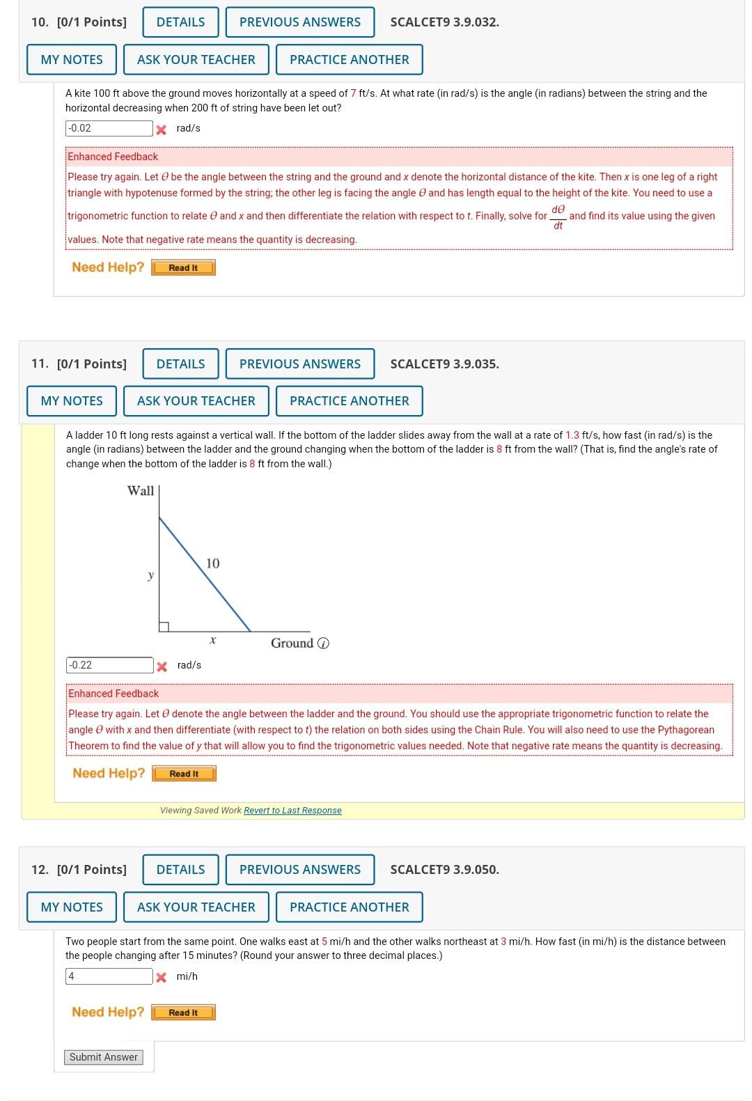 Solved A kite 100ft above the ground moves horizontally at a | Chegg.com