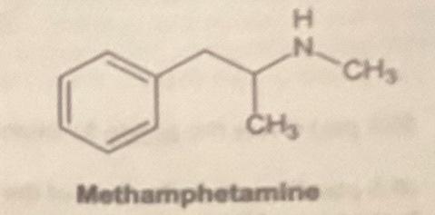 Solved Methamphetamine | Chegg.com