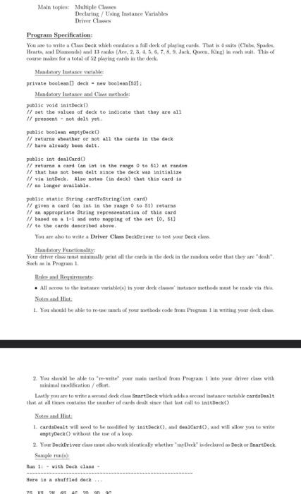 Doing this program by math random method and scanner | Chegg.com