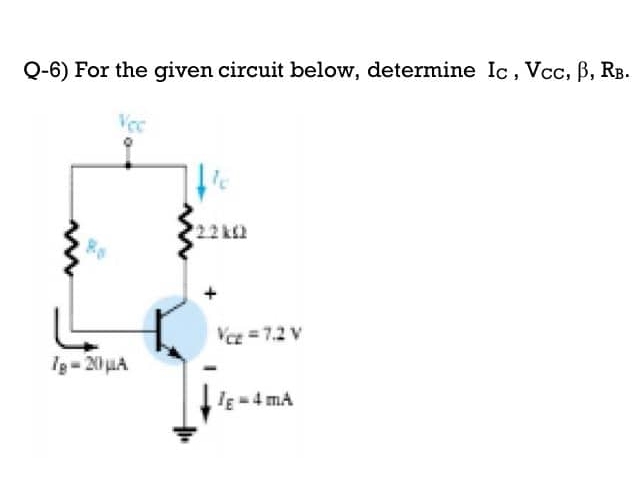 Solved Q-6) ﻿For the given circuit below, determine | Chegg.com