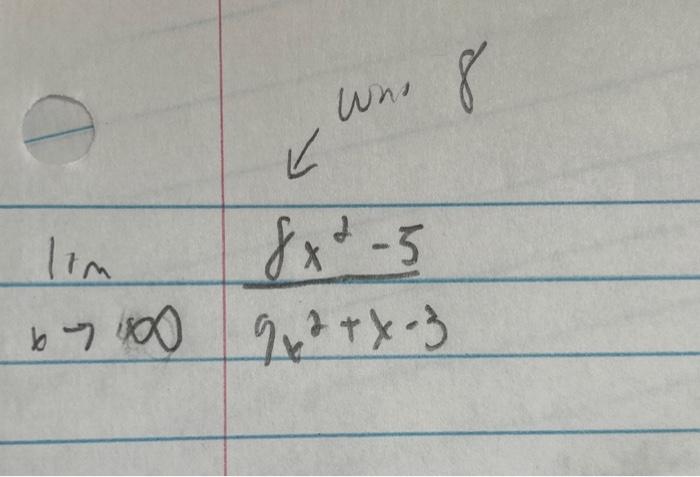 Solved 9x2+x−38x2−5 | Chegg.com
