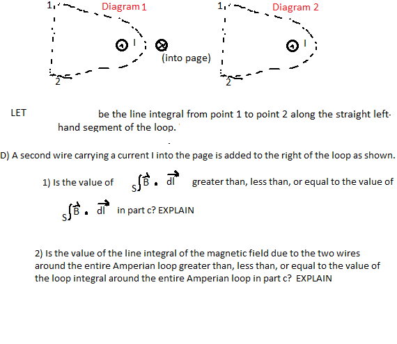 Solved LET be the line integral from point 1 to point 2 | Chegg.com