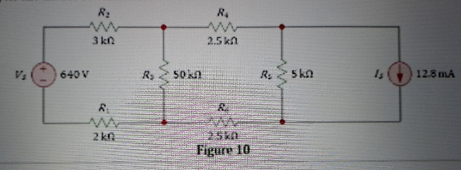 Solved Using nodal analysis and matrix determinants. Find | Chegg.com