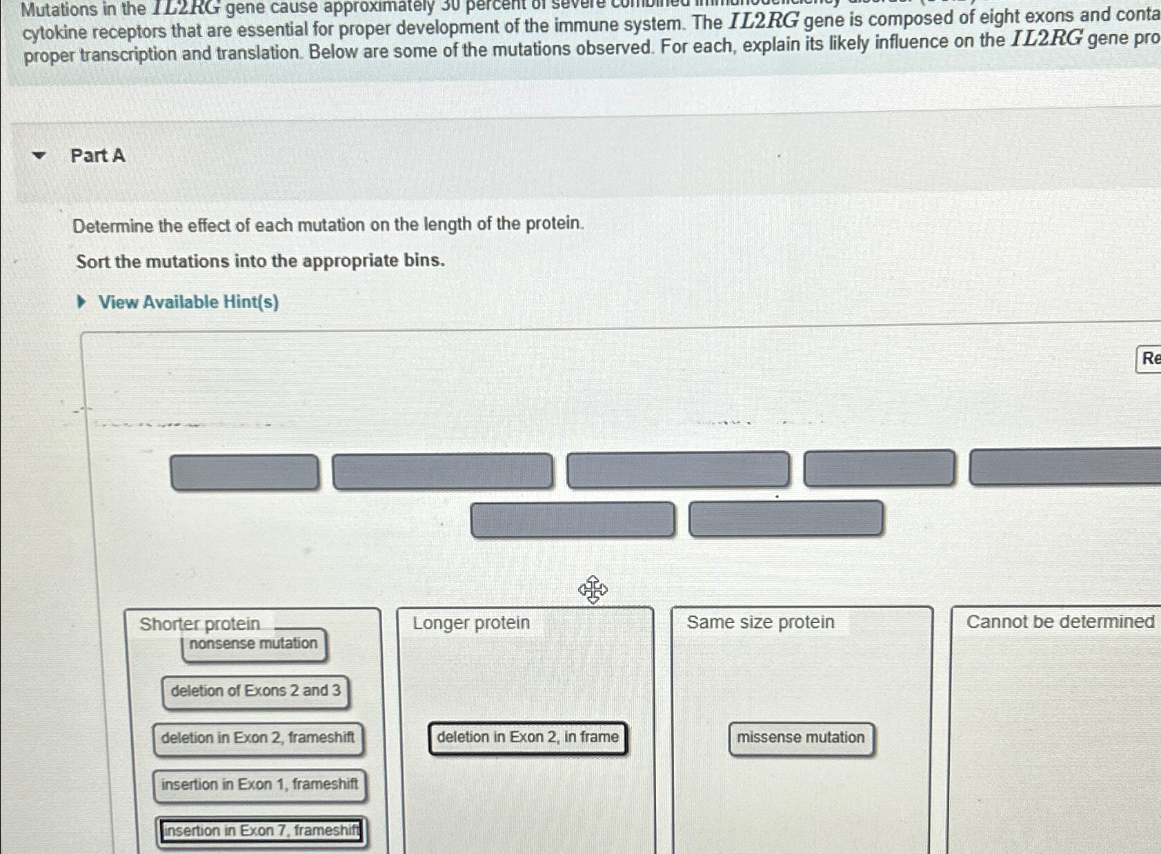 Solved Mutations in the IL2RG ﻿are essential for proper | Chegg.com