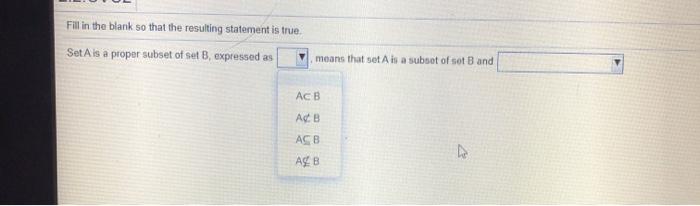 Solved Fill in the blank so that the resulting statement is | Chegg.com