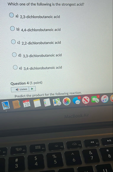 Solved Which one of the following is the strongest | Chegg.com