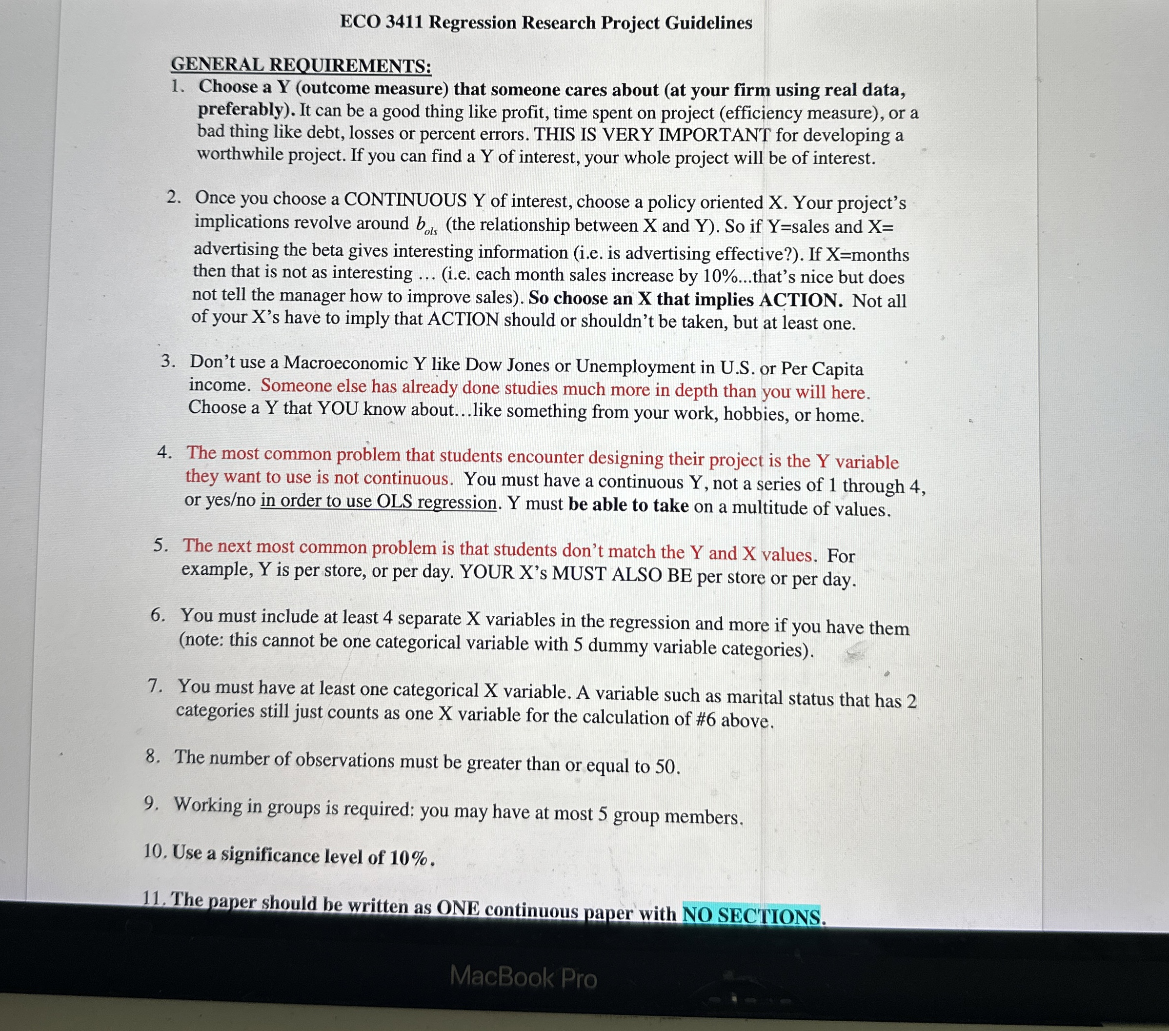 Solved ECO 3411 ﻿Regression Research Project | Chegg.com