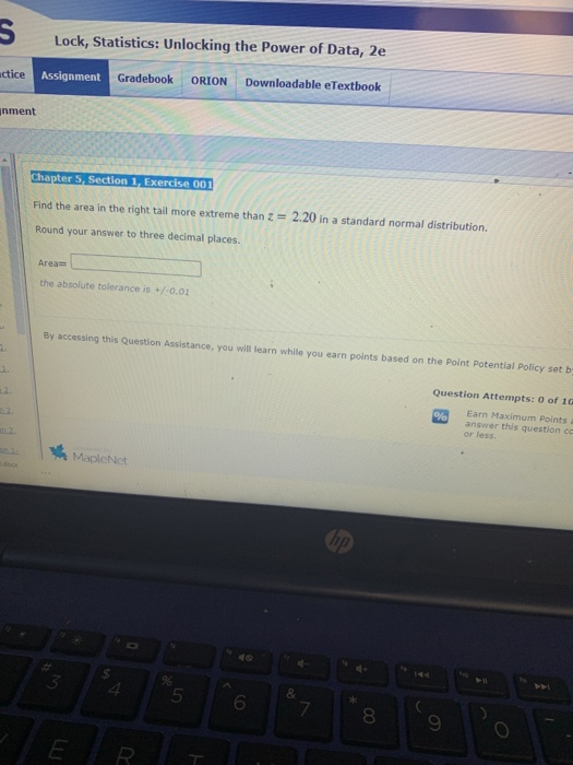 Solved S Lock, Statistics: Unlocking the Power of Data, 2e | Chegg.com