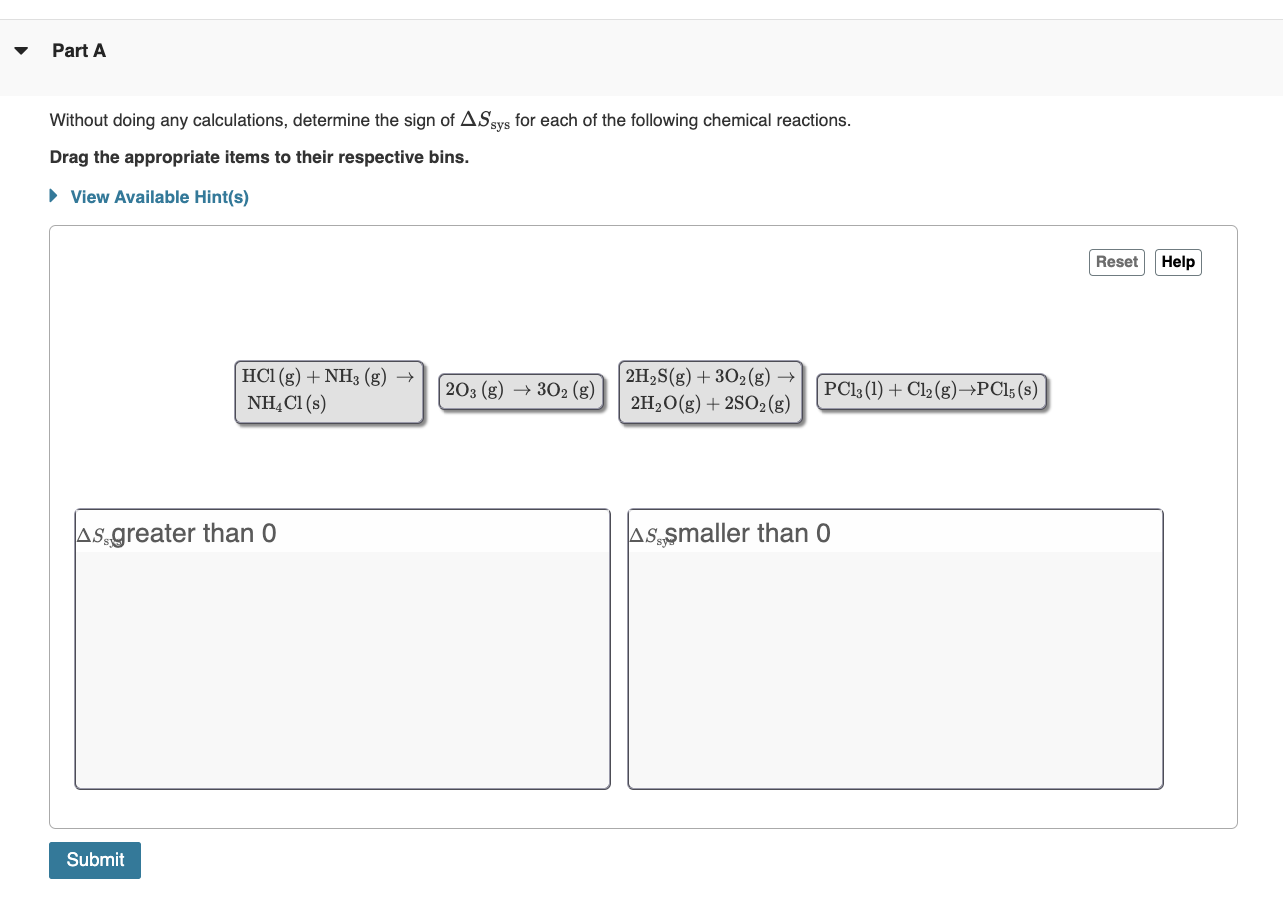 Solved Part AWithout doing any calculations, determine the | Chegg.com