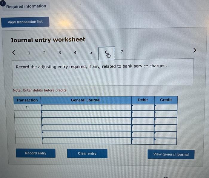 Solved Journal entry worksheet Record the adjusting entry | Chegg.com