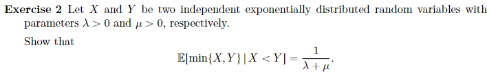 Solved Let X and Y ﻿be two independent exponentially | Chegg.com