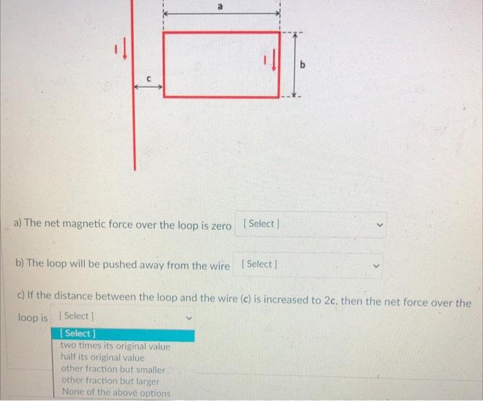 Solved Consider a rectangular loop of sides a and b located | Chegg.com