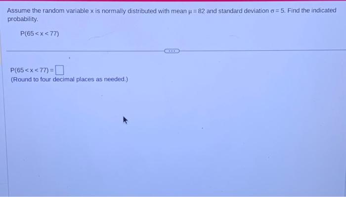 Solved Assume the random variable x is normally distributed | Chegg.com Solved Assume the random variable x is normally distributed | Chegg.com