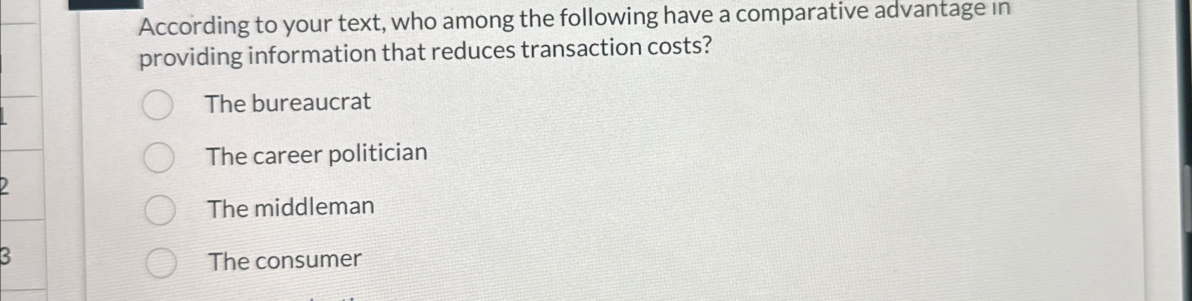 Solved According to your text, who among the following have | Chegg.com