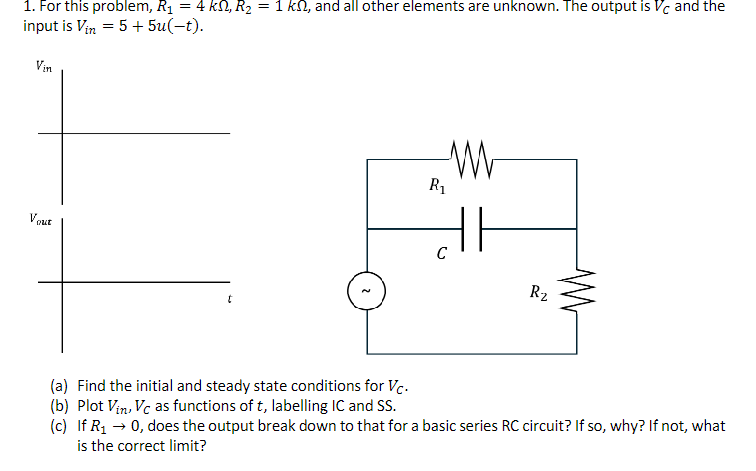 Solved For this problem, R_(1)=4k\Omega ,R_(2)=1k\Omega , | Chegg.com