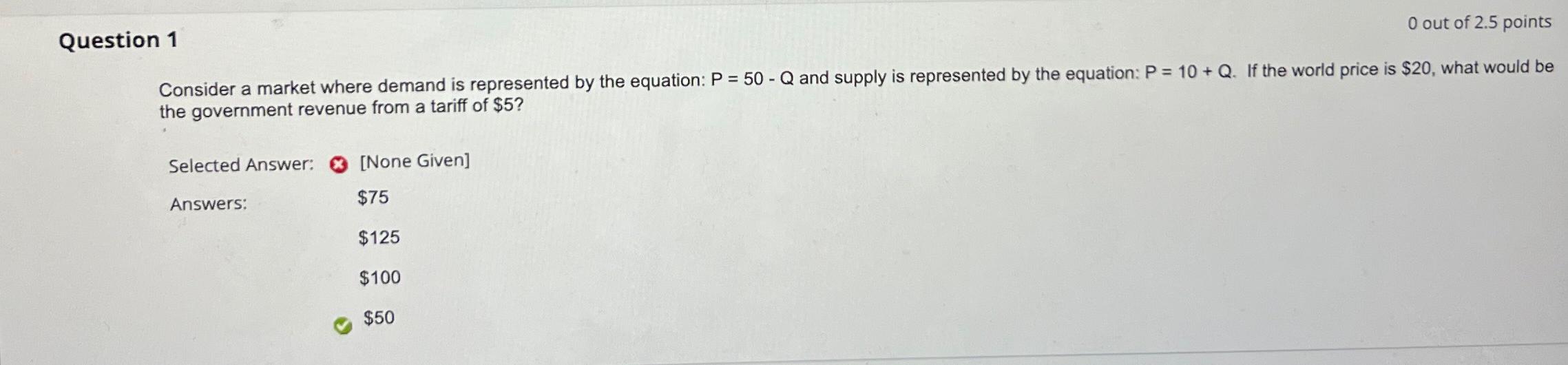 Solved Question 10 ﻿out of 2.5 ﻿pointsthe government revenue | Chegg.com