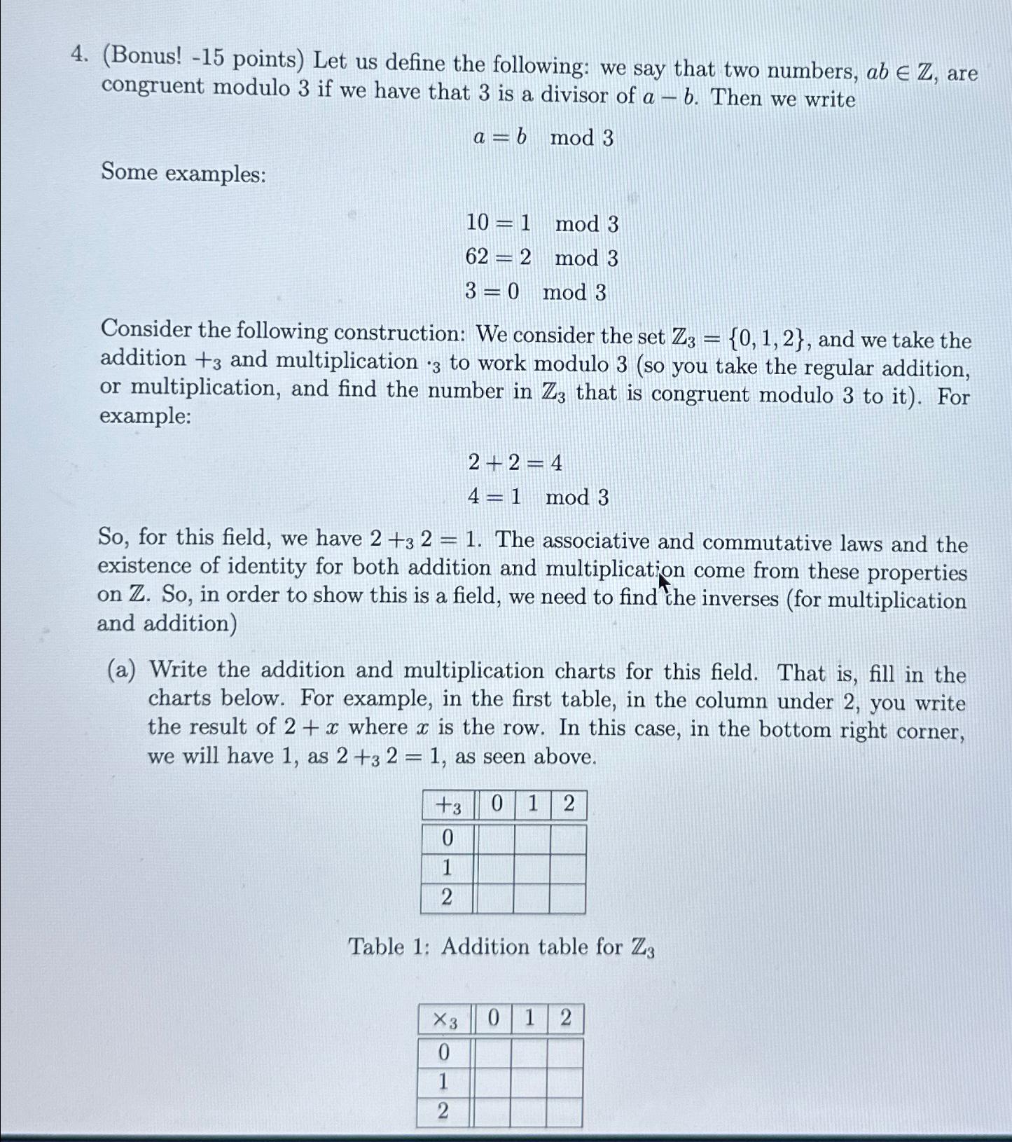 Solved (Bonus! - 15 points) Let us define the following: we | Chegg.com