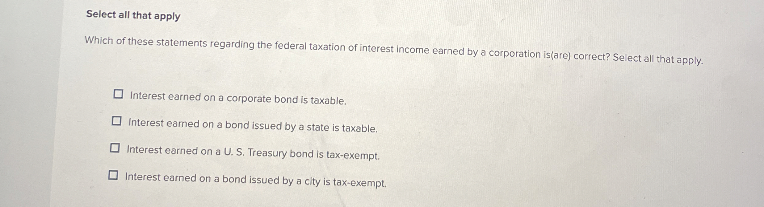 Solved Select all that applyWhich of these statements | Chegg.com