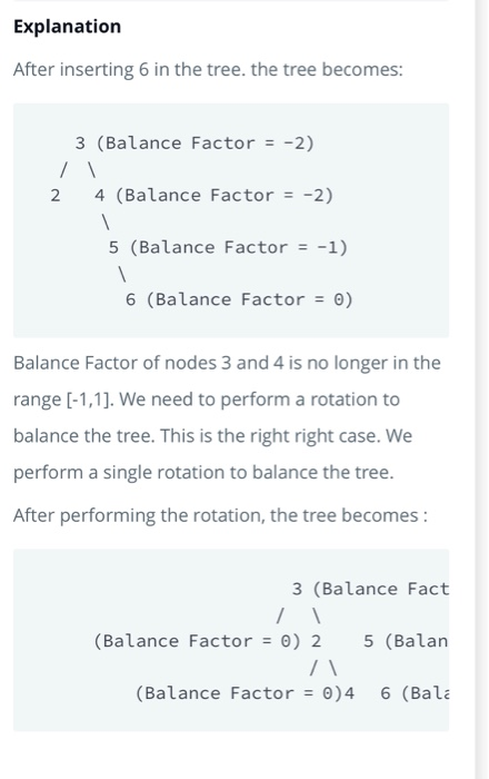Solved Self Balancing Tree Problem Submissions Leaderboard | Chegg.com
