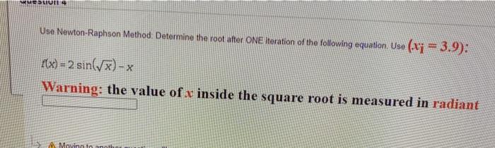 Solved Use Newton-Raphson Method to calculate the true | Chegg.com