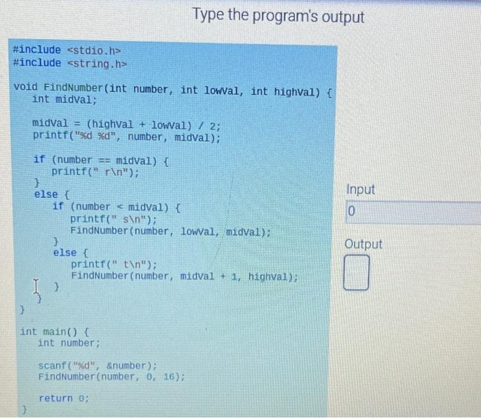 Solved Type the program's output \#include h s void | Chegg.com