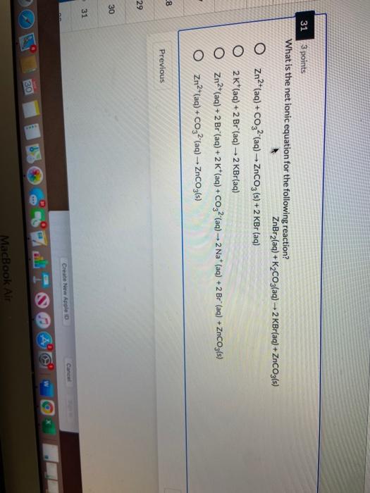 Solved 27 3 points When analyzing a sample, Kris finds that | Chegg.com