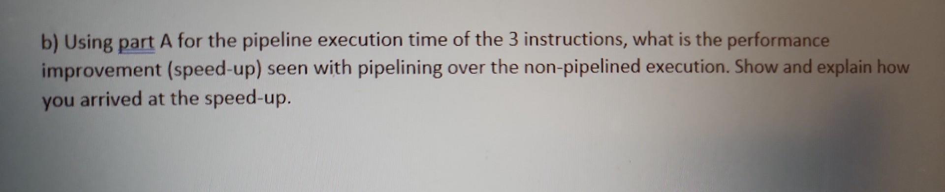 Solved consider the following instructions whose pipeline | Chegg.com