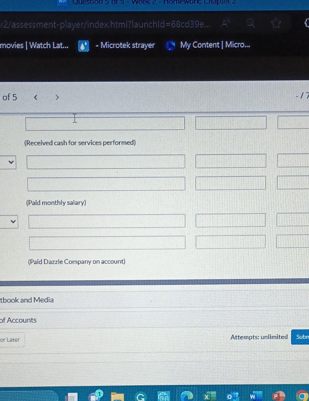 Solved Journalize the transactions. (List all debit entries | Chegg.com