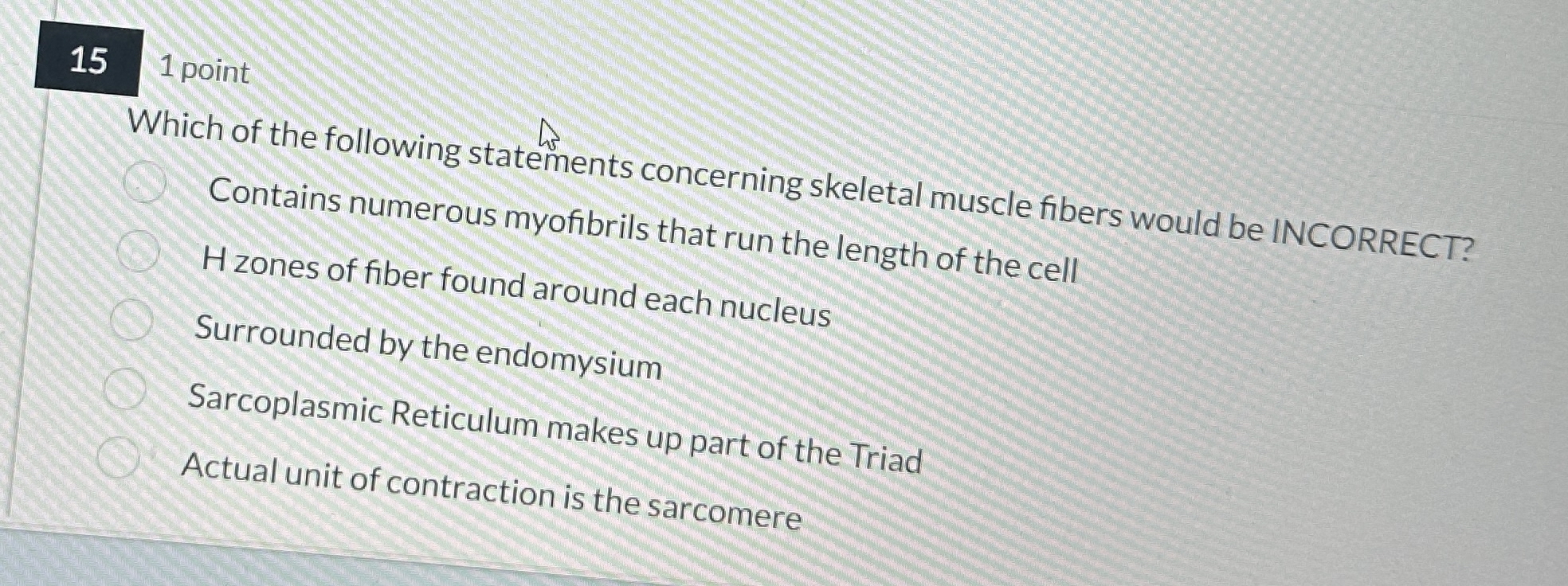 Solved 151 ﻿pointWhich of the following statements | Chegg.com