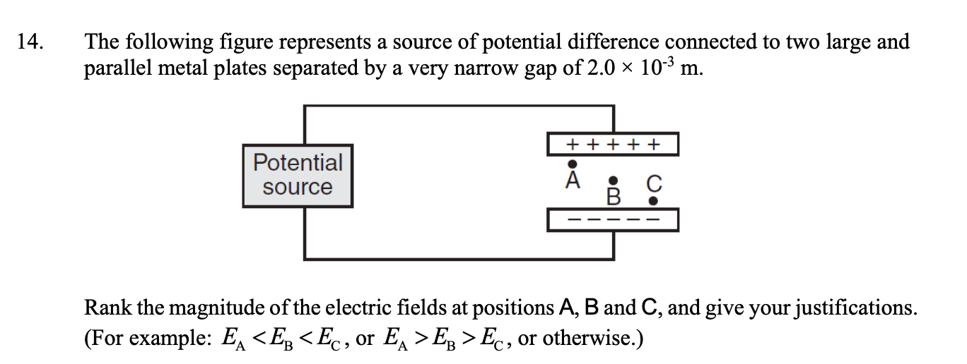 Solved The following figure represents a source of potential | Chegg.com