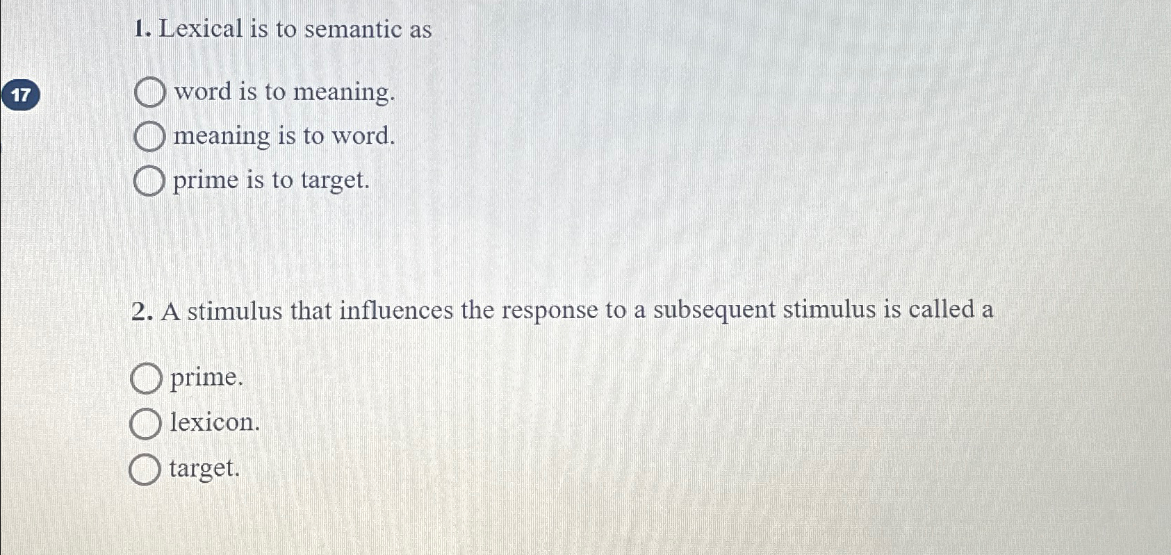 Solved Lexical is to semantic asword is to meaning.meaning | Chegg.com
