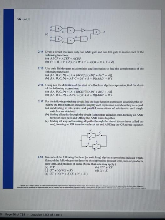 Solved 2.10 Illustrate the following equations asing | Chegg.com