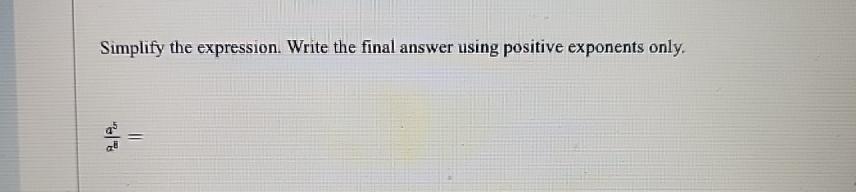 Solved Simplify the expression. Write the final answer using | Chegg.com