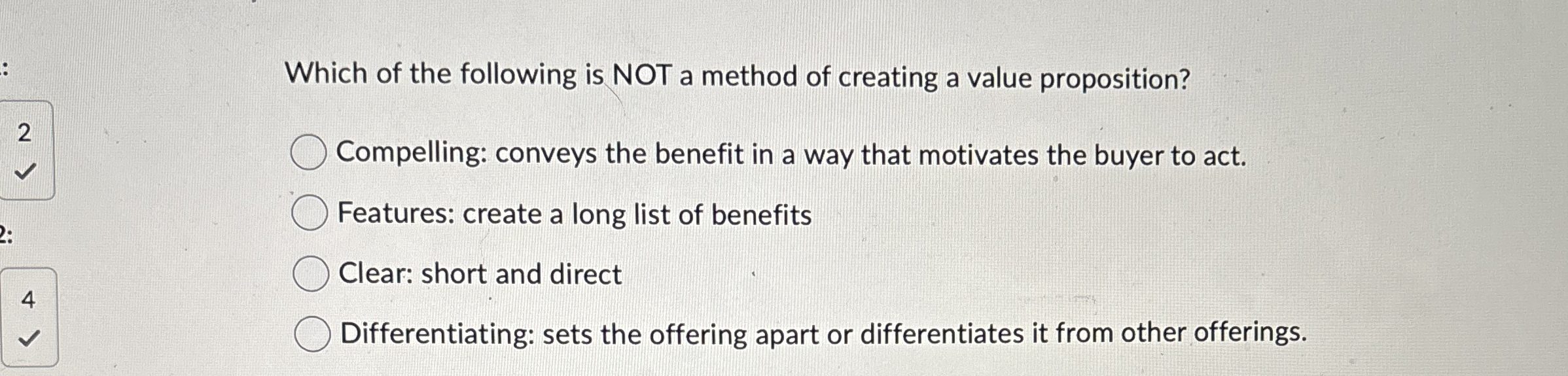 Solved Which of the following is NOT a method of creating a | Chegg.com