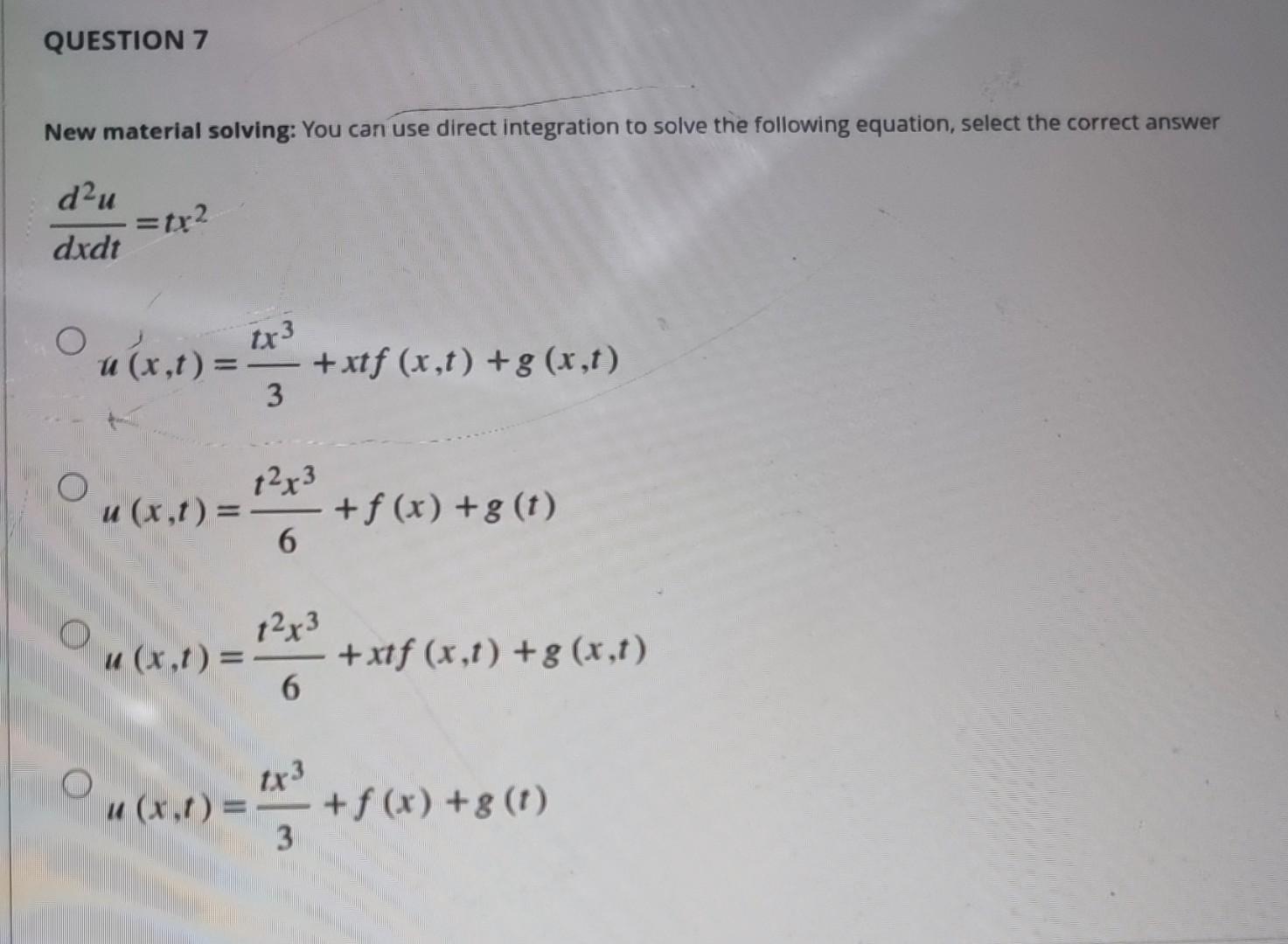 Solved New material solving: You can use direct integration | Chegg.com