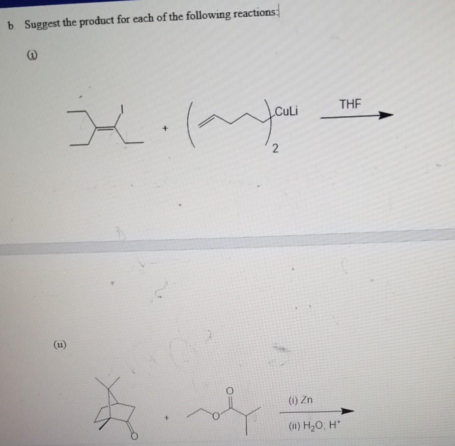 a. Propose structures for products (A) through (F)b | Chegg.com
