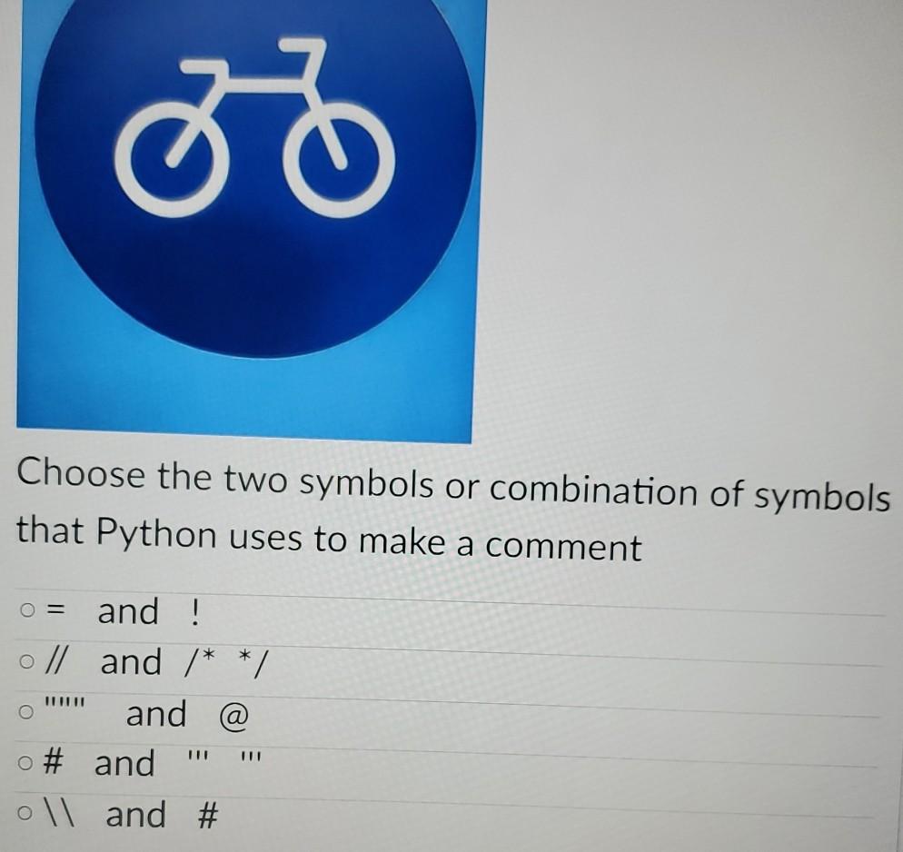 Solved oo Choose the two symbols or combination of symbols | Chegg.com