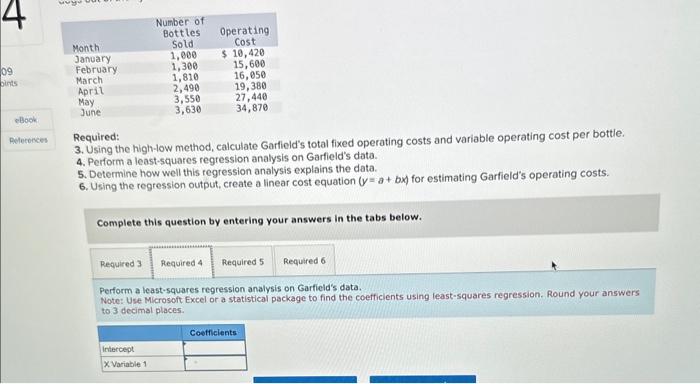 Solved Required: 3. Using the high-low method, calculate | Chegg.com