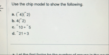 Solved Use the chip model to show the | Chegg.com