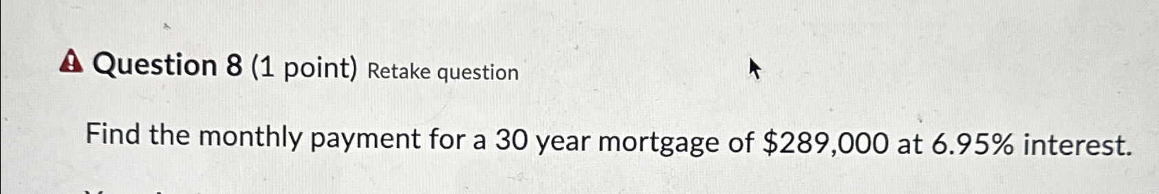 Solved Question 8 (1 ﻿point) ﻿Retake questionFind the | Chegg.com