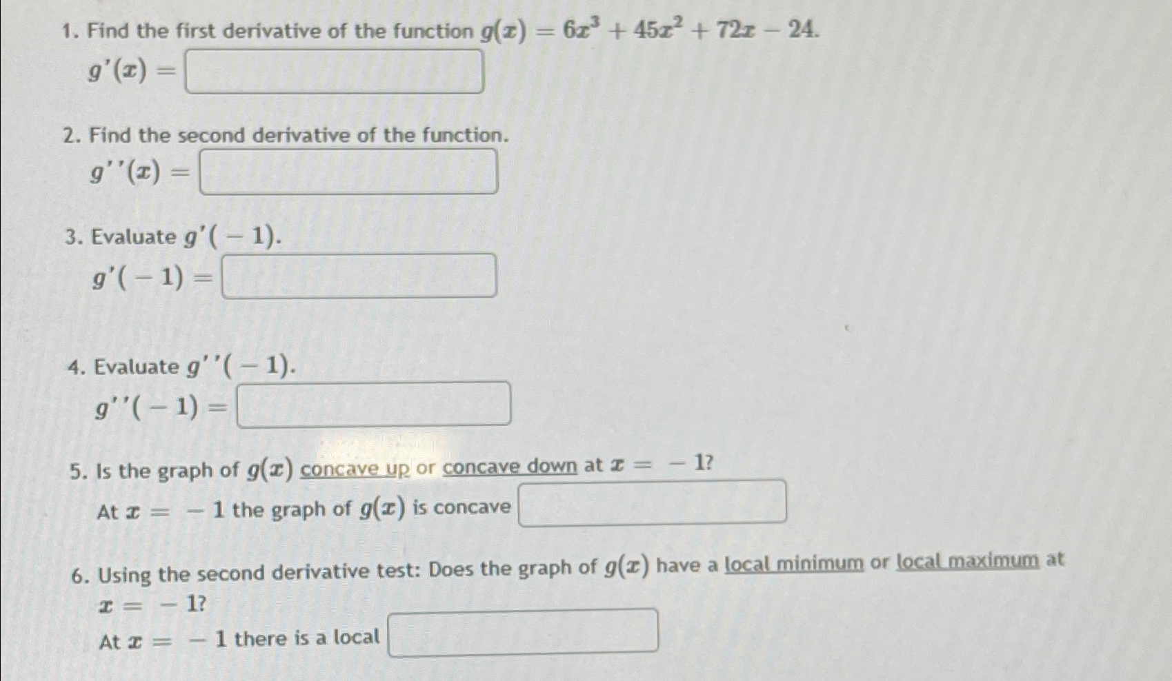 Solved Find the first derivative of the function | Chegg.com