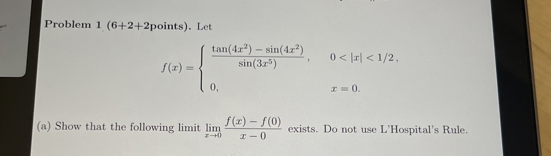 Solved Problem 1 (6+2+2points). | Chegg.com