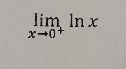 Solved limx→0+lnx | Chegg.com