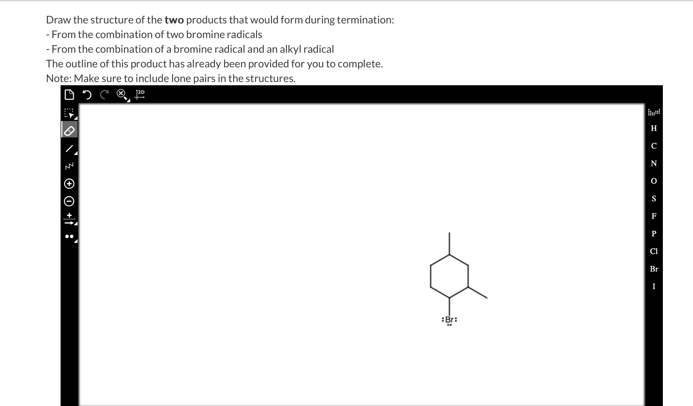 Draw the structure of the two products that would | Chegg.com