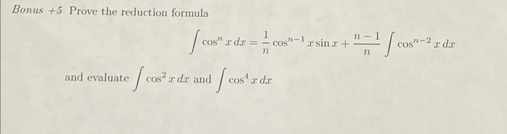 Solved Bonus +5 ﻿Prove the reduction | Chegg.com