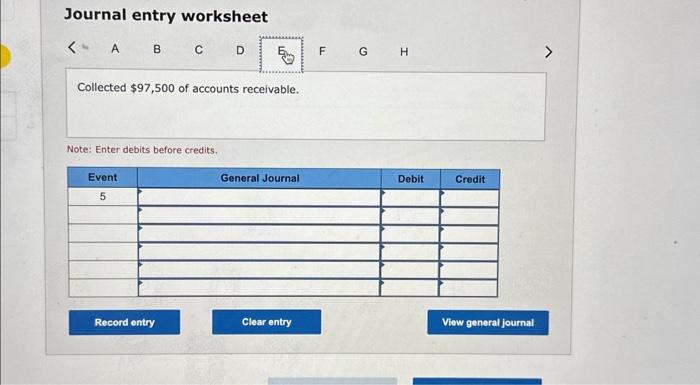 Solved The following events apply to Pearson Service Co. for | Chegg.com