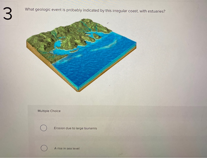 Solved What geologic event is probably indicated by this | Chegg.com