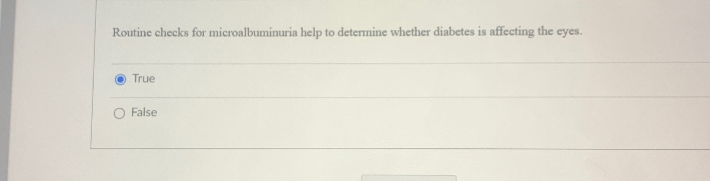 Solved Routine checks for microalbuminuria help to determine | Chegg.com